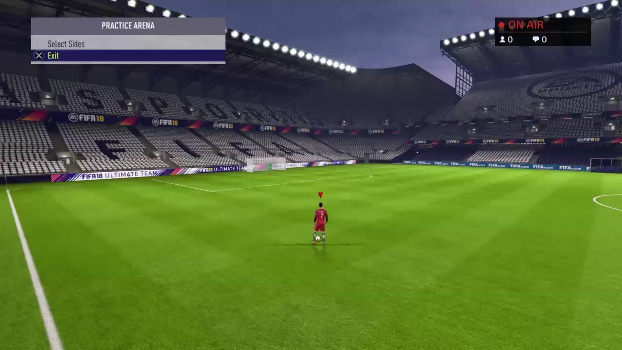 FIFA 18-PRACTICE ARENA - YouTube