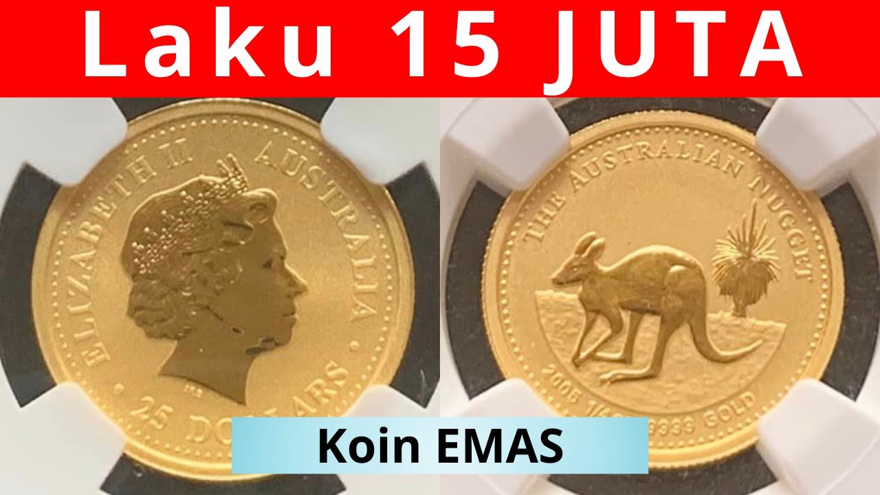 Harga Uang Koin Emas Australia 25 Dollar Tahun 2005 Ratu Elizabeth 2 ...