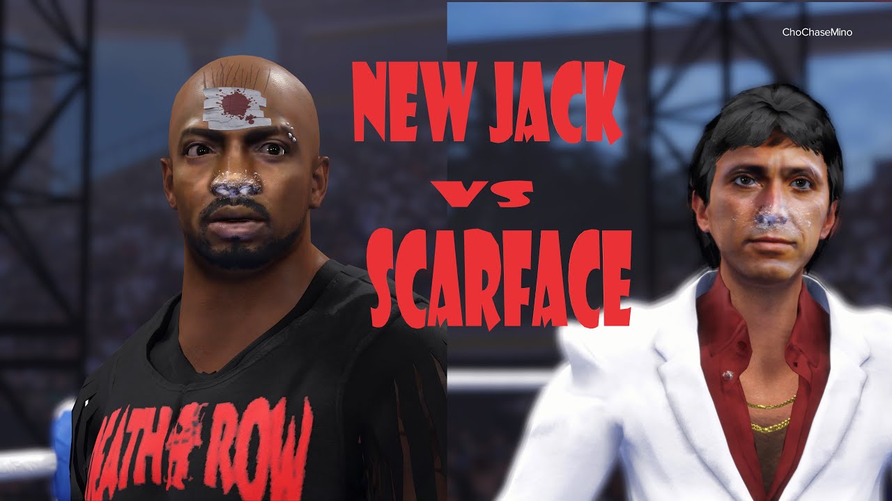 GREENHOUSE HIGHLIGHTS - NEW JACK x SCARFACE @WWE #wwe2k24 #wrestling # ...