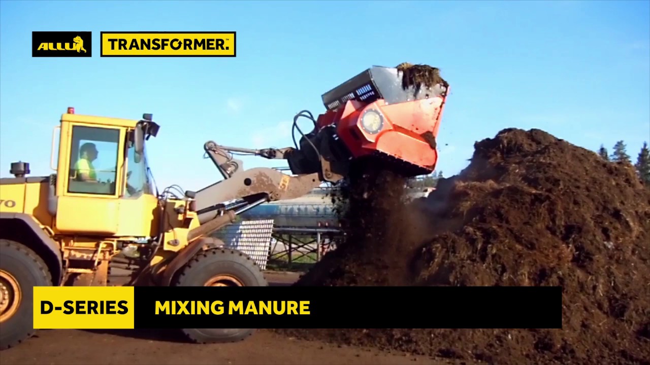 ALLU Transformer Screener Crusher - Processing Organic Materials - YouTube