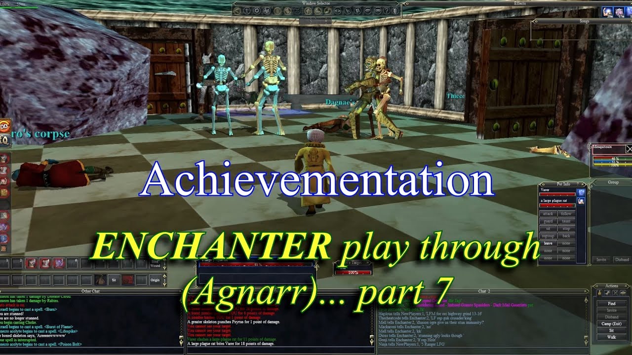 Achievementation "EVERQUEST"(Agnarr) Lets Play: Enchanter... part 7 ...