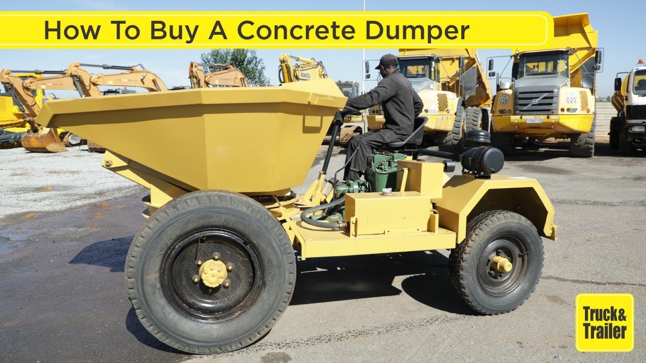 How to buy a used concrete dumper - YouTube