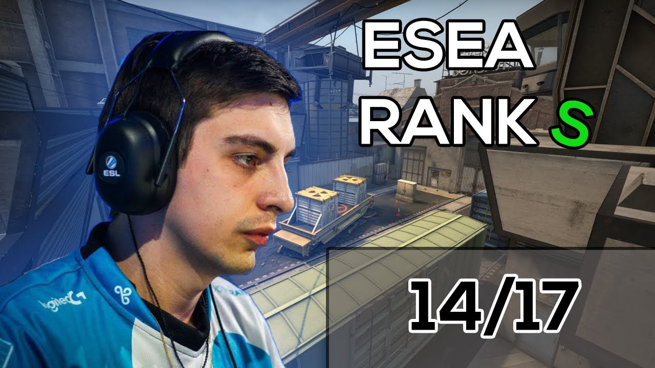 Shroud Playing ESEA Rank S. 02/16/2018 (w/ sgares, summit1g, DaZeD ...