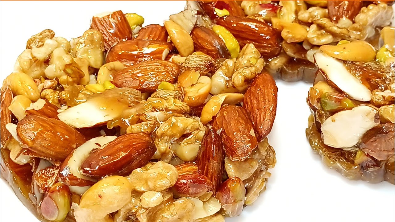 Healthy Mixed Nuts Cookies | No Flour cookies Recipe | Winter Recipe ...