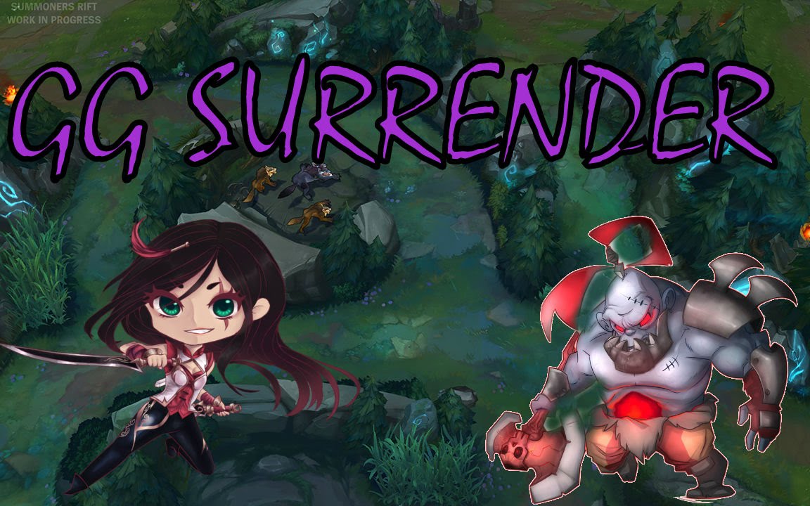 GG SURRENDER- League of Legends - YouTube