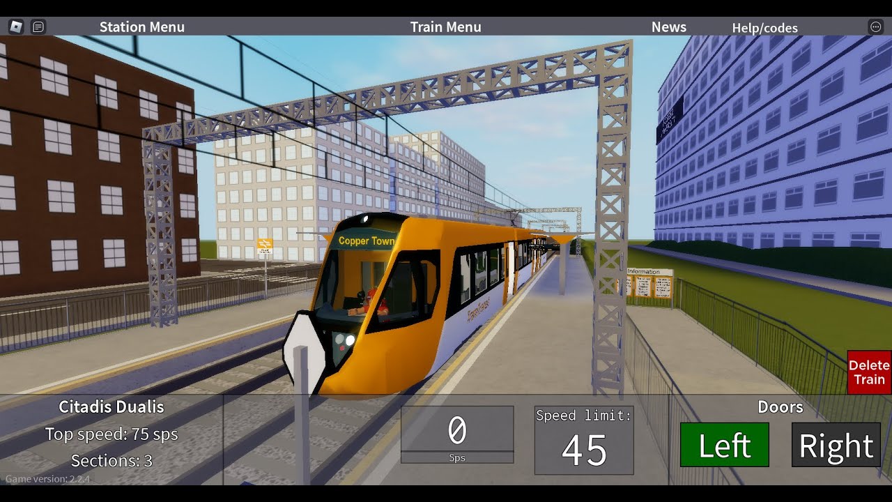 Roblox project Transit railway: Driving Tram Transit from Wotger ...