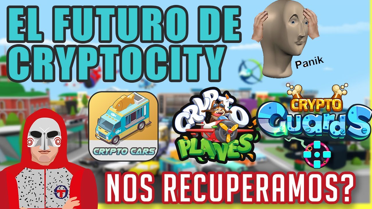Que pasa con CRYPTOCARS - CRYPTOPLANES - CRYPTOGUARDS (cual es el futuro de cryptocity) - YouTube