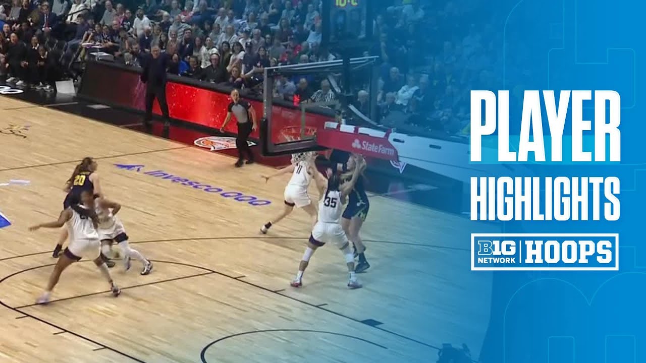 Syla Swords Highlights vs. UConn | Michigan Women's Basketball | 11/21 ...
