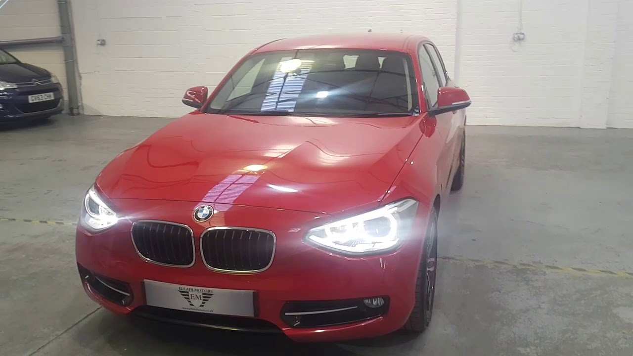 BMW 1 Series Red Auto VK12PGX - YouTube