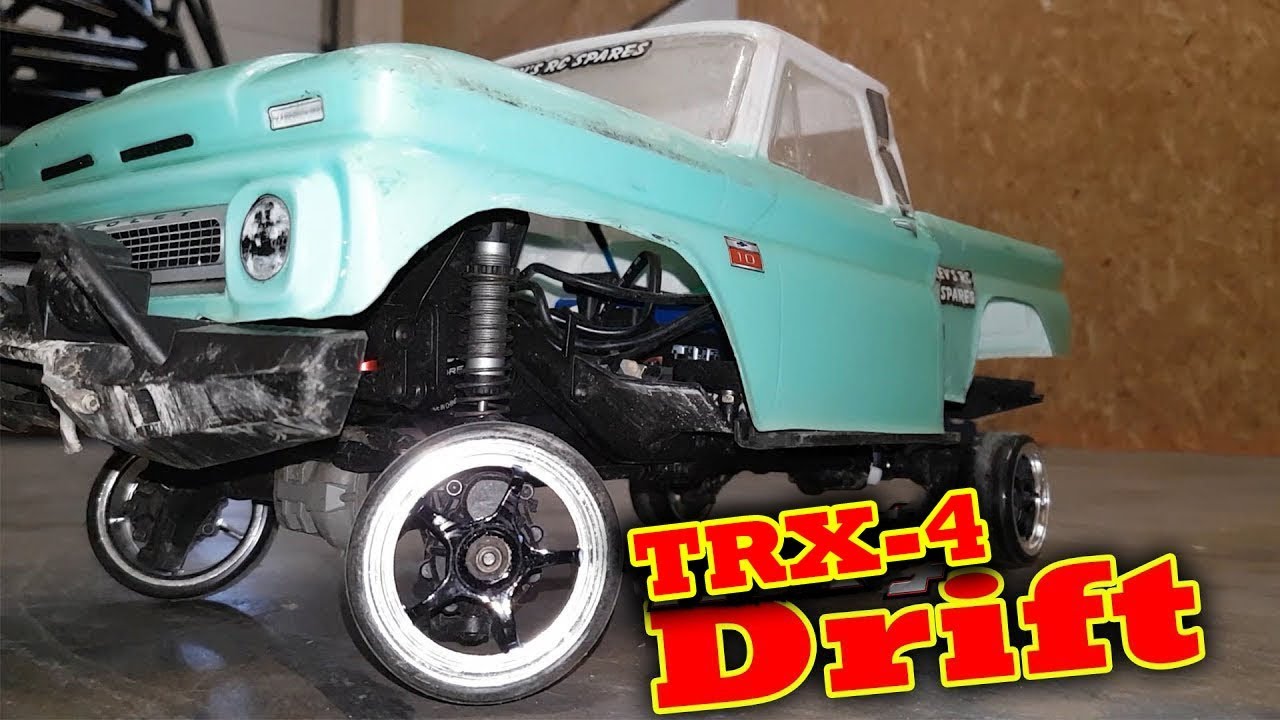 Drifting Traxxas TRX-4 6s Brushless!! RC Rock Crawler - YouTube