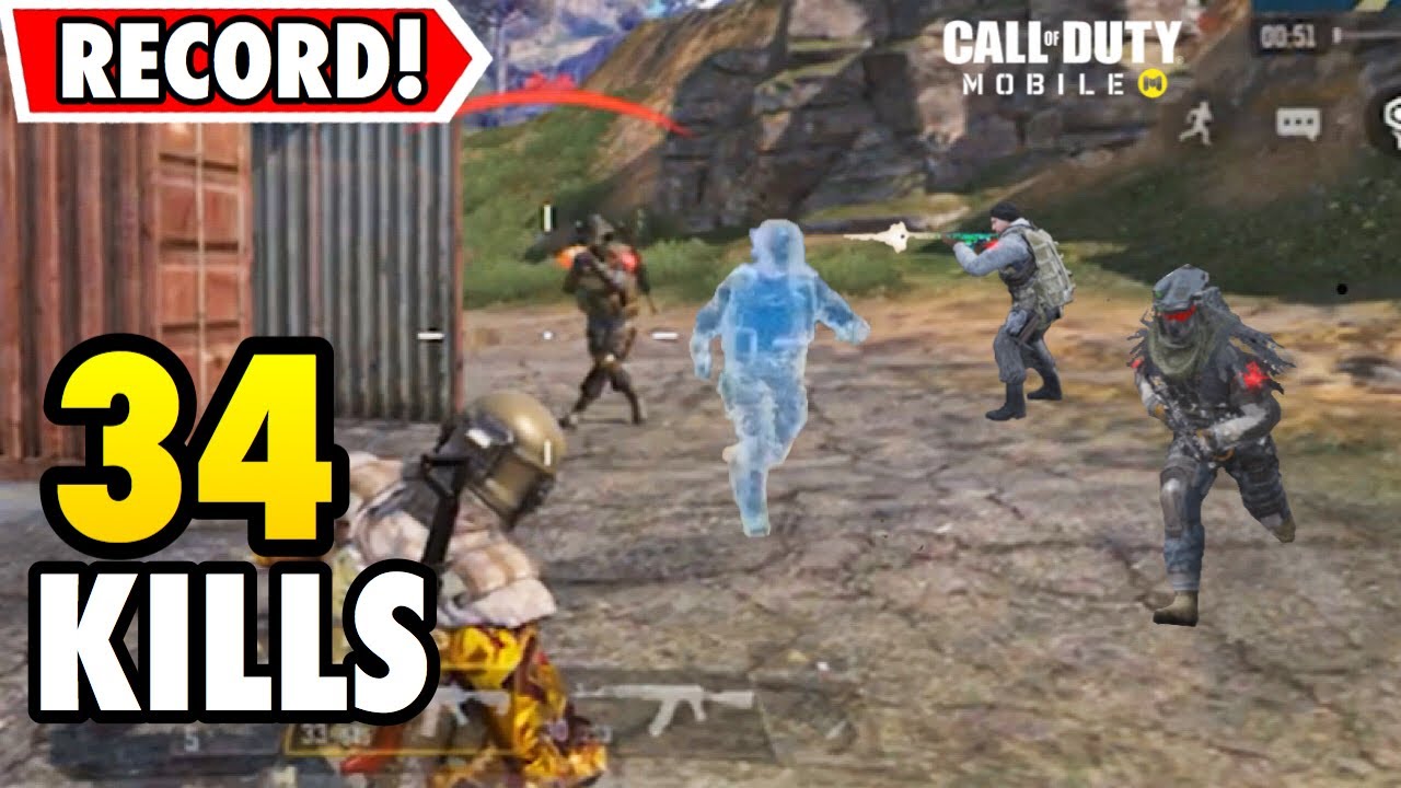 MY NEW RECORD! | 34 KILLS SOLO VS SQUAD | BATTLE ROYALE | COD MOBILE ...
