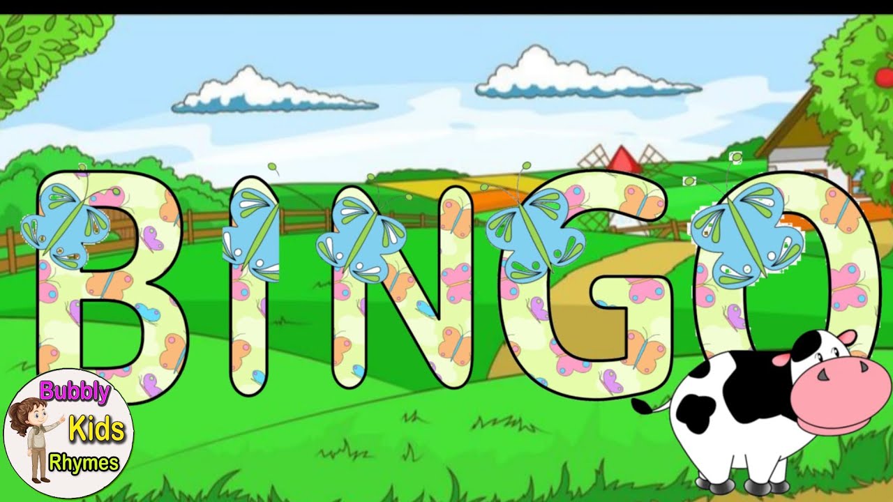 Bingo Cow Song | Bingo Dog Song for kids|Toddlers|Juniors - YouTube