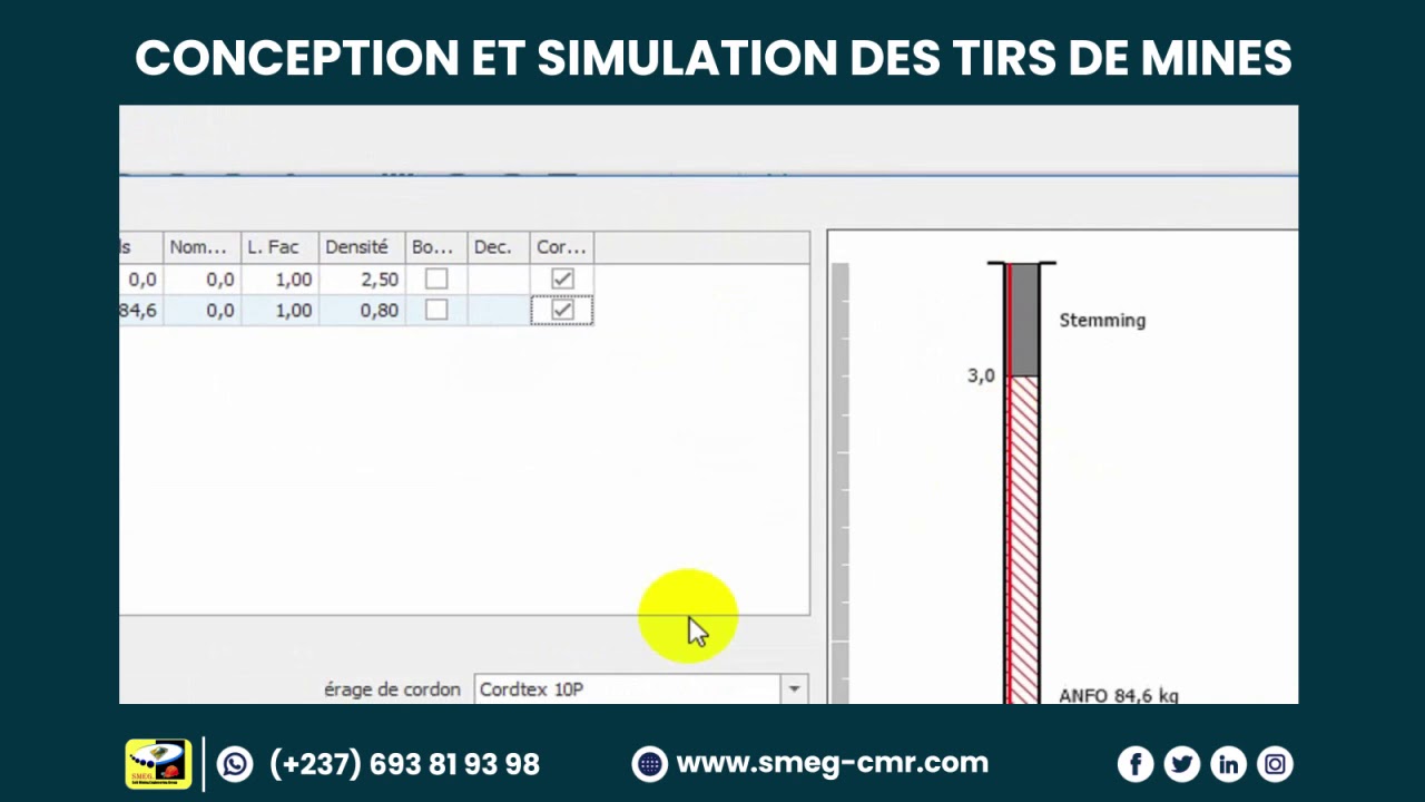 FORMATION EN CONCEPTION ET SIMULATION DES PLANS DE TIR EN MINES ET ...