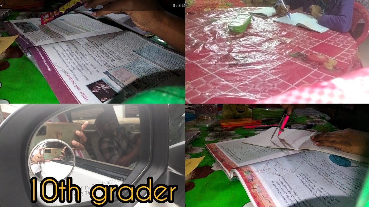 study vlog 10th grader/After school routine /Study vlog india /SSLC ...