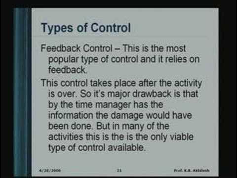 Lecture - 10 Controlling - YouTube