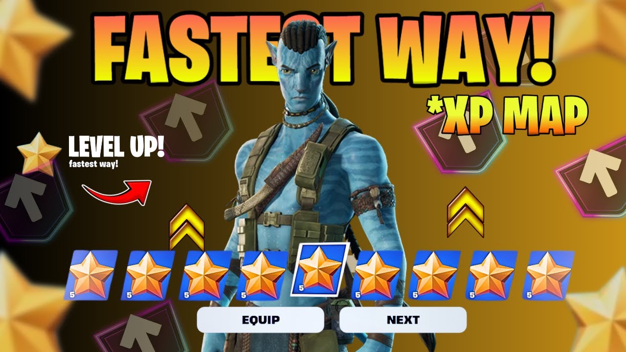 EASIEST WAY TO LEVEL UP FAST AND UNLOCK ALL REWARDS *FARM* XP MAP ...