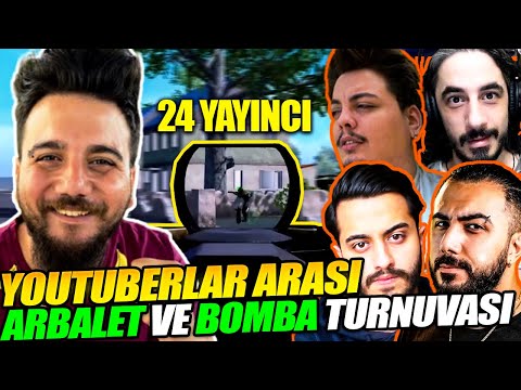 😂 YAYINCILAR ARASI ARBALET TURNUVASI!😂 PUBG Mobile w/ Kozmik Karınca, Barış Bra, Barış G, Vural