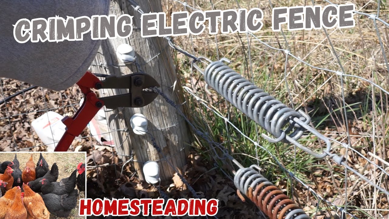 crimp fence together - last frost - YouTube