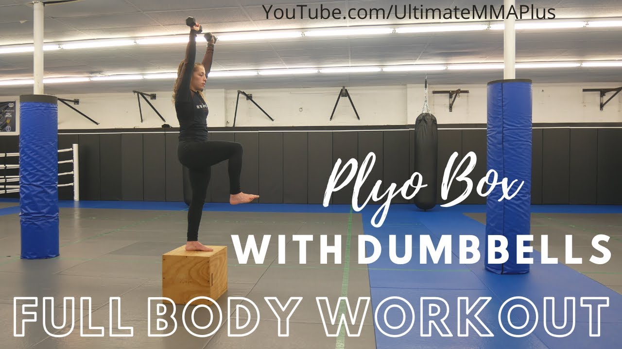 Plyo Box FULL BODY WORKOUT with DUMBBELLS - YouTube