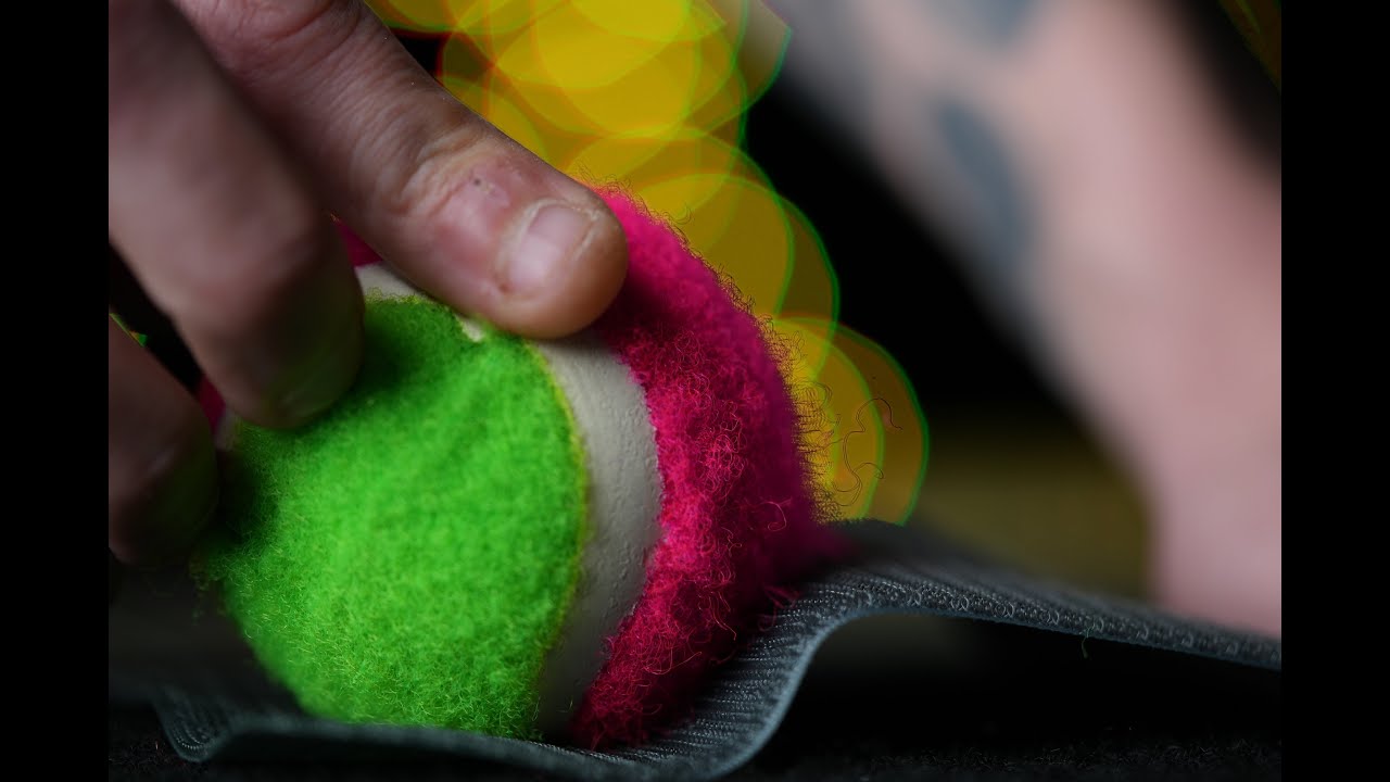 THE CRUNCHYEST VELCRO BALL | PULLING THE BALL OVER THE VELCRO ASMR ...