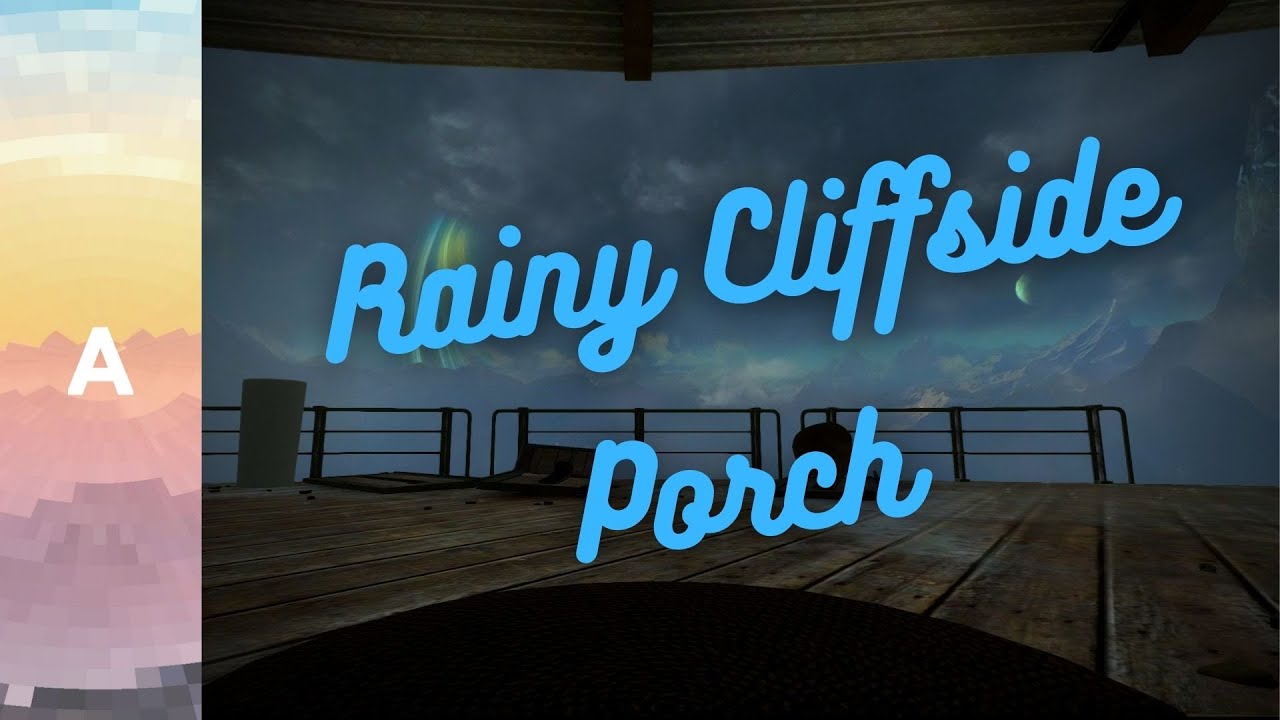 Halo Reach Ambience - Rainy Cliffside Porch - Winter Contingency - YouTube