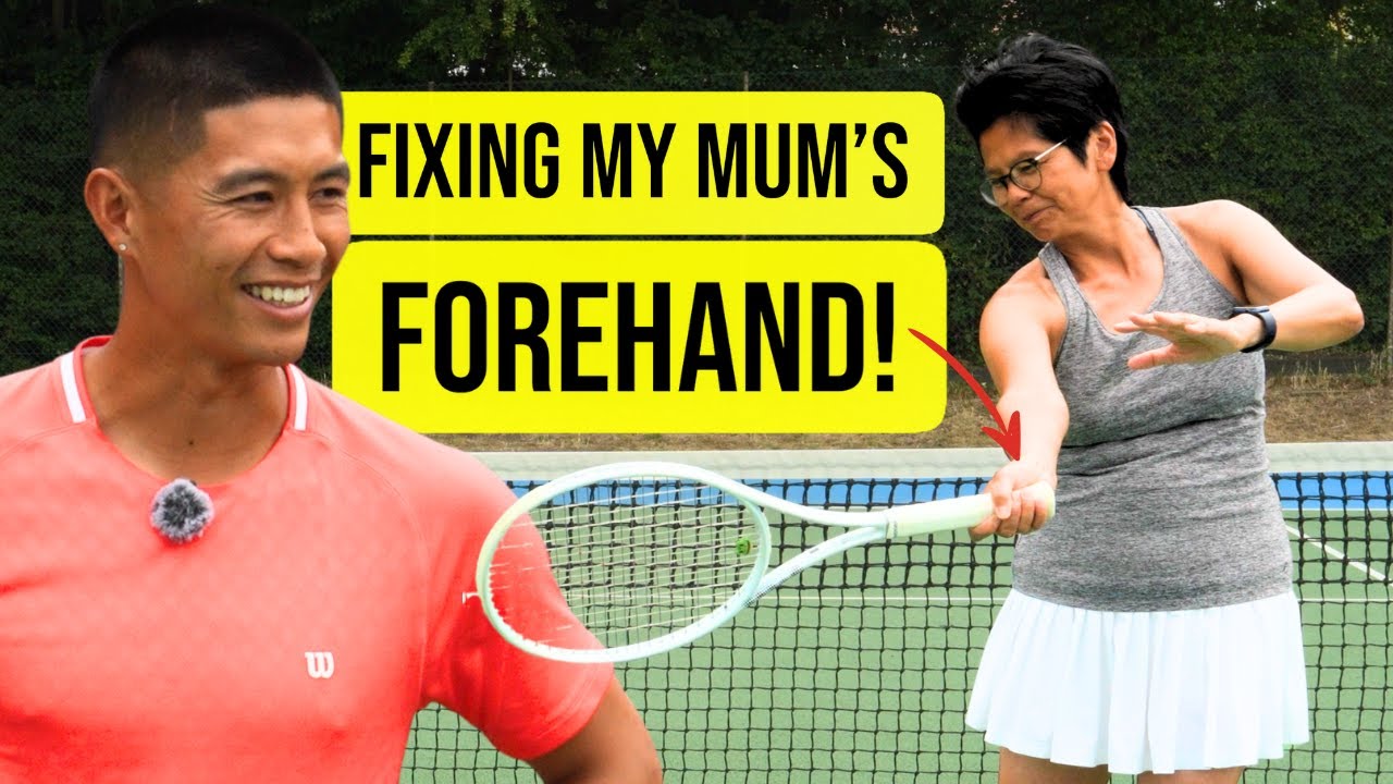 I Fixed My Mum's FOREHAND! - YouTube