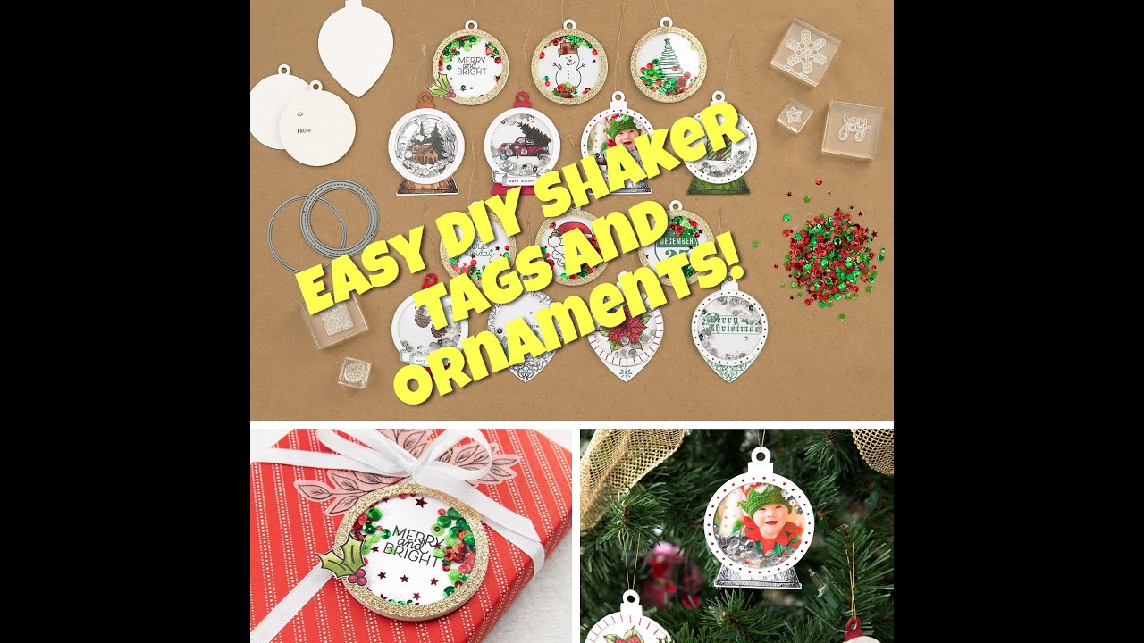 DIY Christmas Shaker Tags and Ornaments | Close To My Heart Holiday ...
