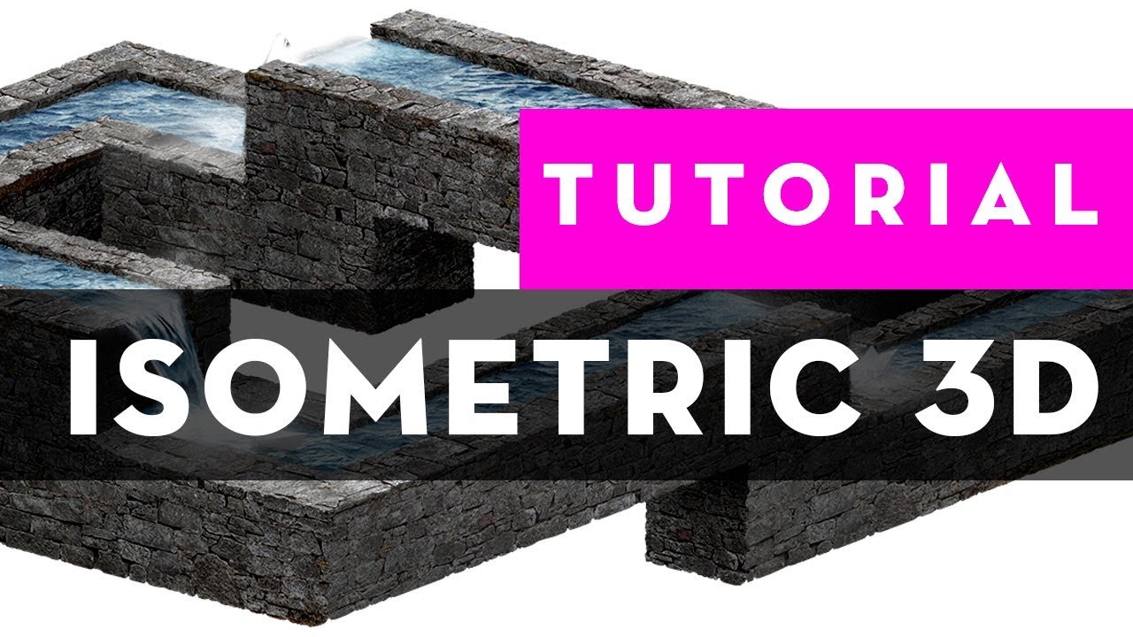 Create ISOMETRIC 3D elements with real textures using PHOTOSHOP - YouTube