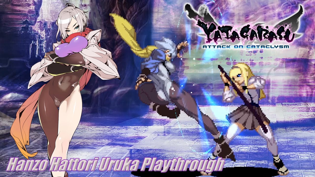 Yatagarasu: Attack on Cataclysm (PC/Steam) - Hanzo Hattori Uruka Arcade Playthrough - YouTube