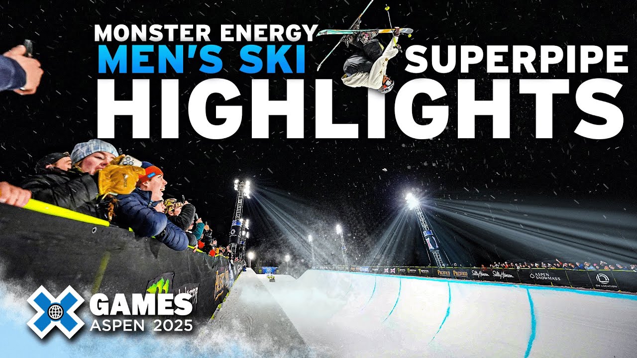 BEST OF Monster Energy Men’s Ski SuperPipe | X Games Aspen 2025 - YouTube