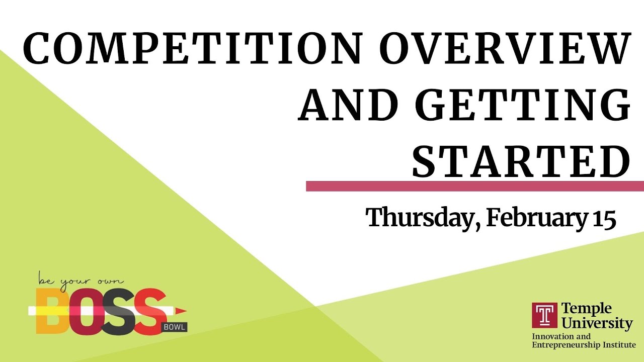 BYOBB® Competition Overview & Getting Started | Temple University - YouTube