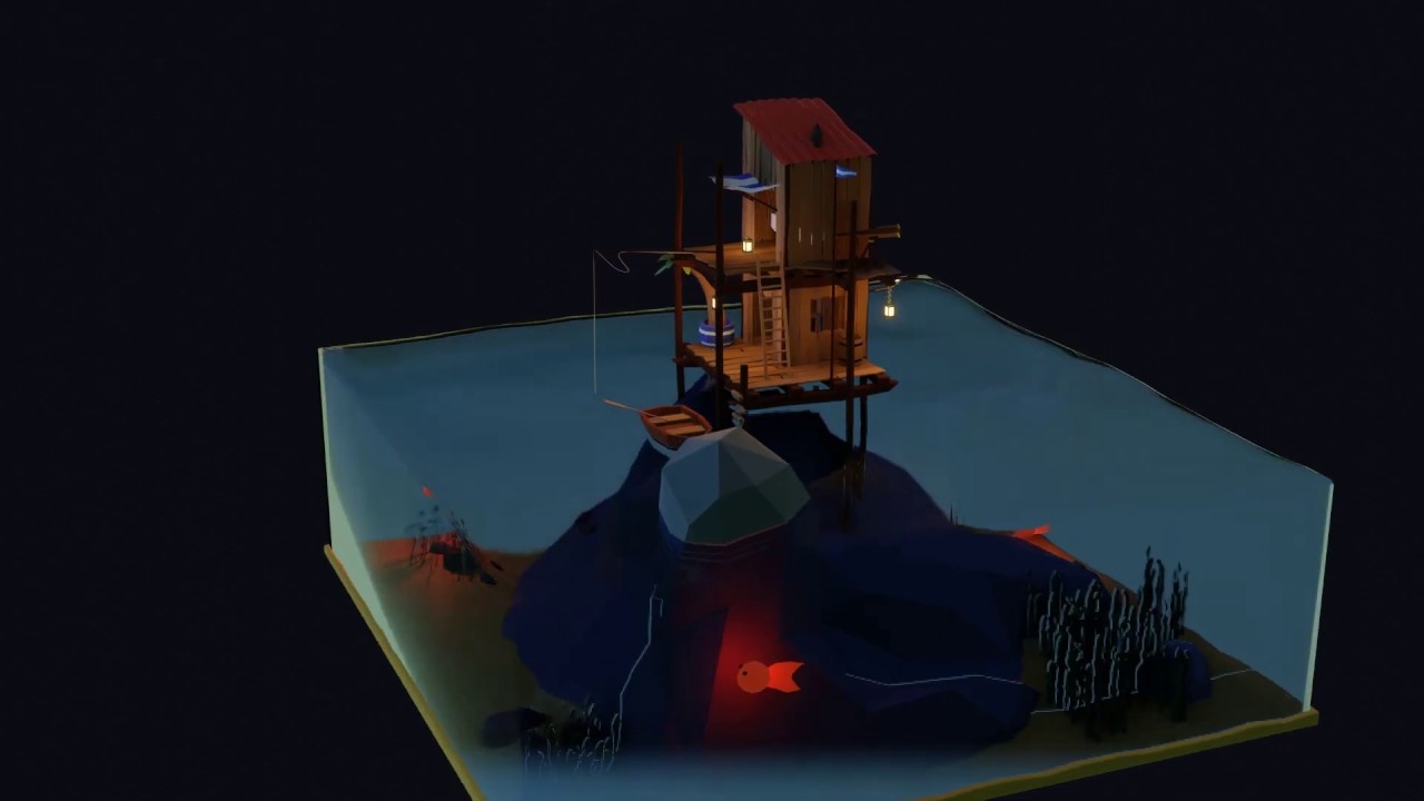 Blender Shack At Night (Grant Abbitt tutorials) - YouTube