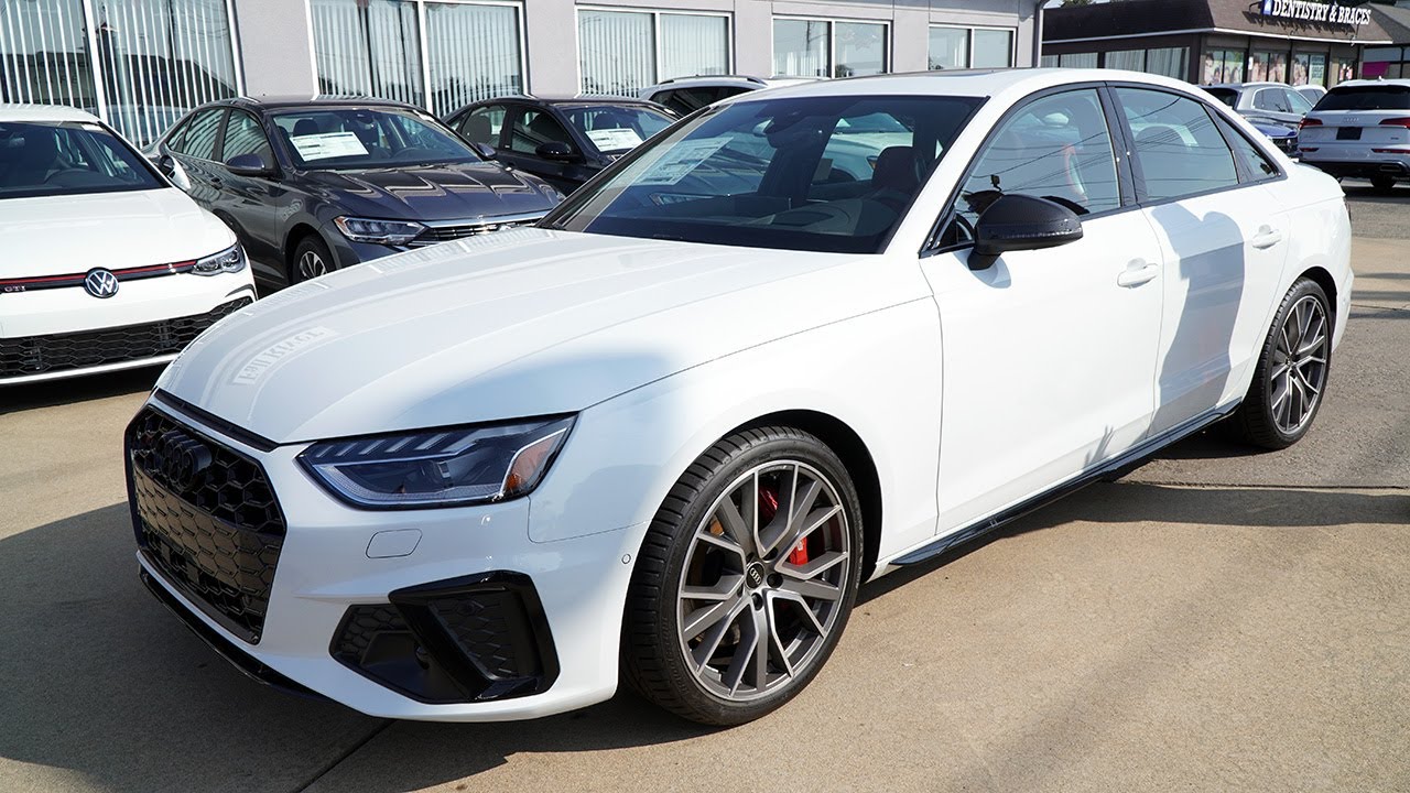 2023 Audi S4 Prestige Glacier White | Video Tour with Aiden - YouTube