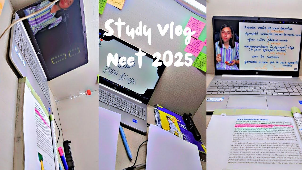 |Neet 2025 Study Vlog | My Daily Routine |Neet Aspirant |📚⚡ - YouTube
