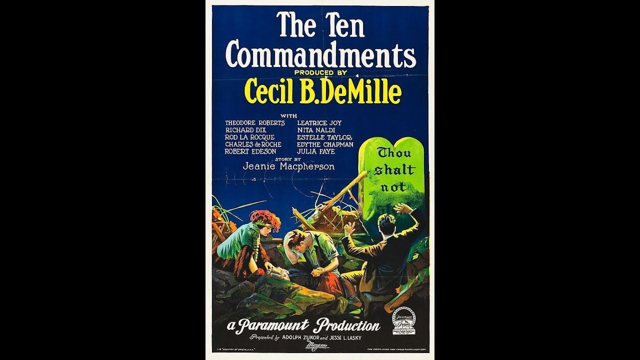 The Ten Commandments (Public Domain Movies) 1923 Full Movie - YouTube