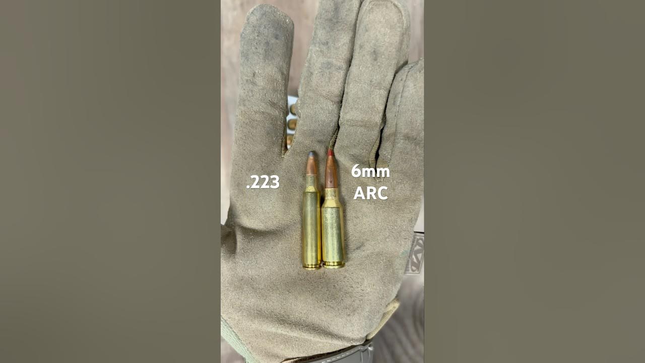 .223 vs 6mm ARC Size Comparison - YouTube