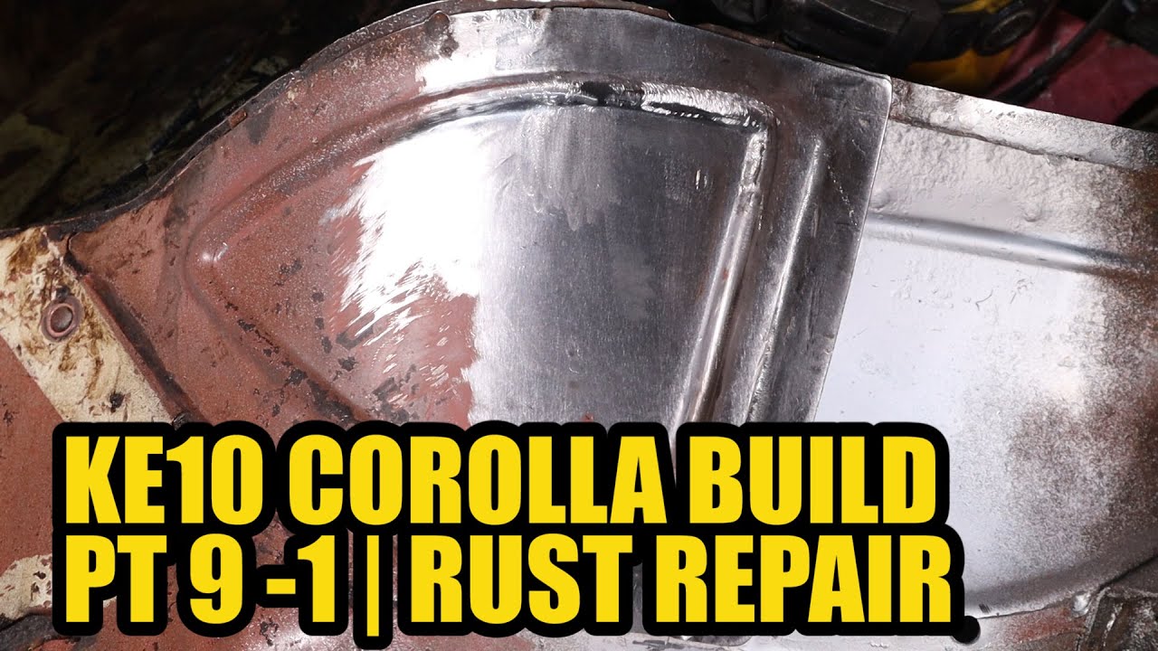 KE10 Corolla Build Pt 9-1 | Body And Rust Repair. - YouTube