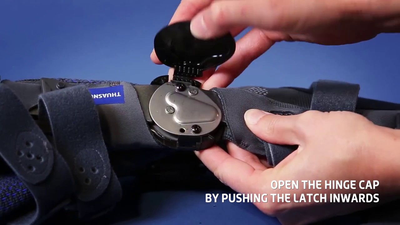 Thuasne - Genu Ligaflex® ROM Ligament knee brace - Adjustment video ...