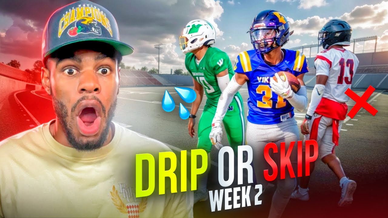 Drip or Skip RETURNS!! (Rating My Subscribers Football Drip Week 2 ...