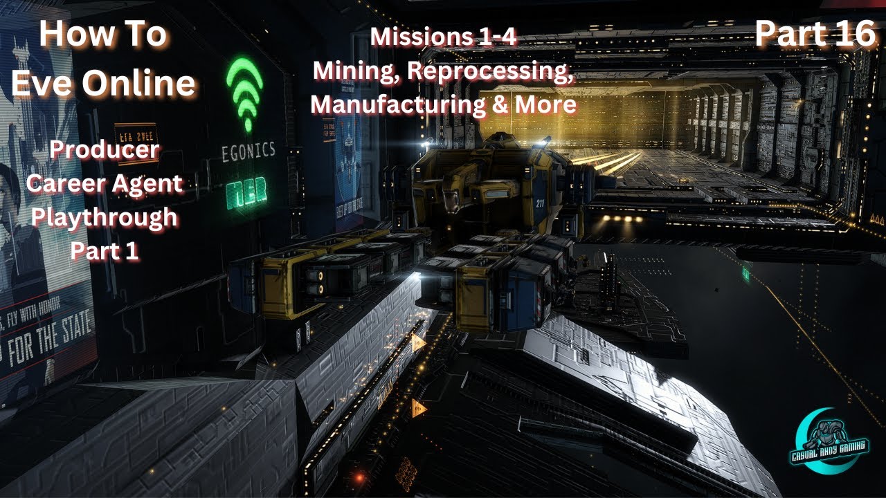 EVE Online New Player Tutorial Producer Career Agent Part 1 Mission 1 ...