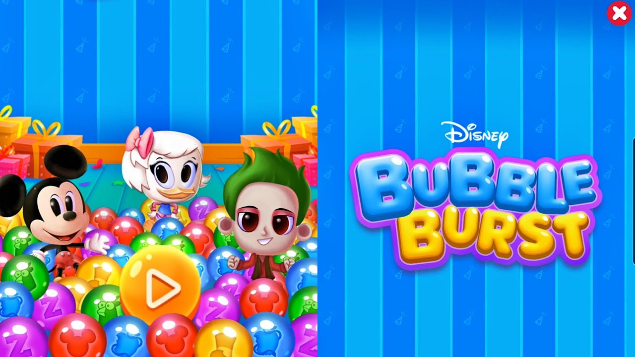 Disney Bubble Burst - Rompecabezas ráfaga de burbujas diversión con tus ...