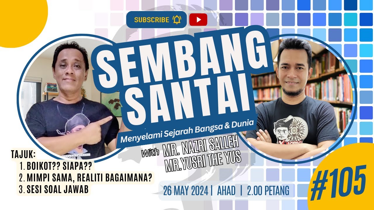 SEMBANG SANTAI (105) | 26 MAY 2024 - YouTube