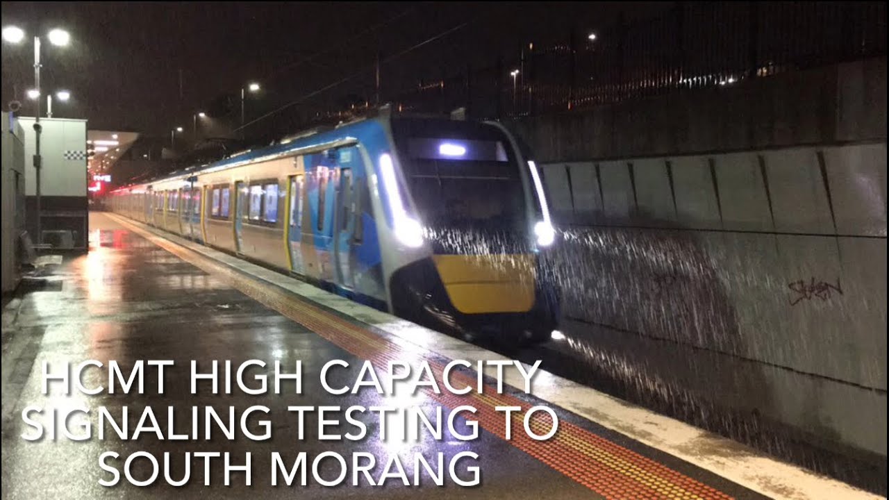 HCMT High Capacity Signaling Testing To South Morang - YouTube