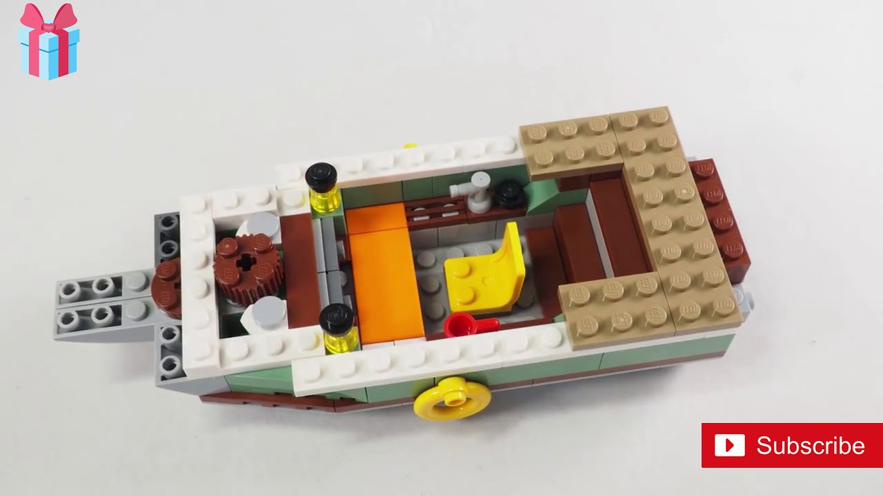 Lego Riverside Houseboat 31093 - YouTube