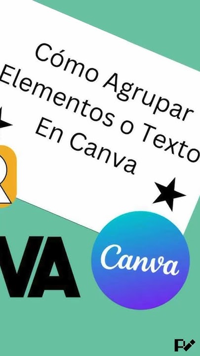 Cómo Agrupar Elementos En #Canva - YouTube