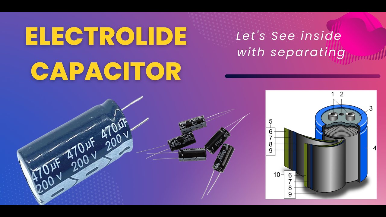 The Expert Guide to see capacitor inside | capacitor | electrolide ...
