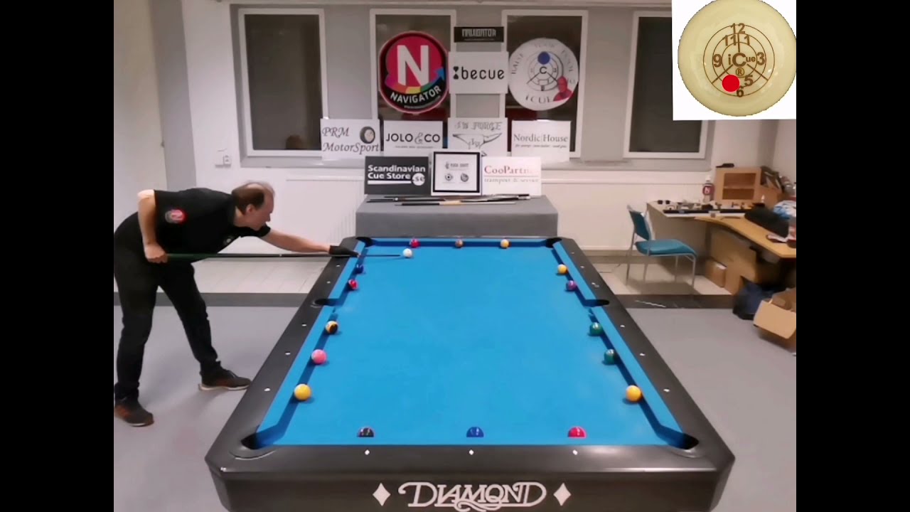 FROZEN To the rail 18 balls | Hitting point graphics added!! - YouTube