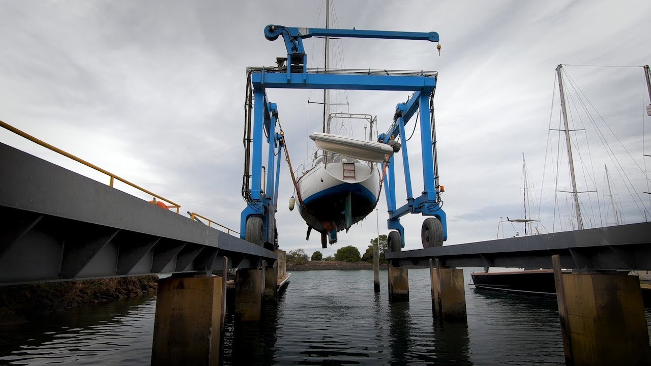 Ship-Lift Facility | Western Port Marina - YouTube