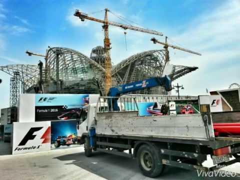 Mitsubishi Canter kran Tadano. Azərbaycan- Bakı.
