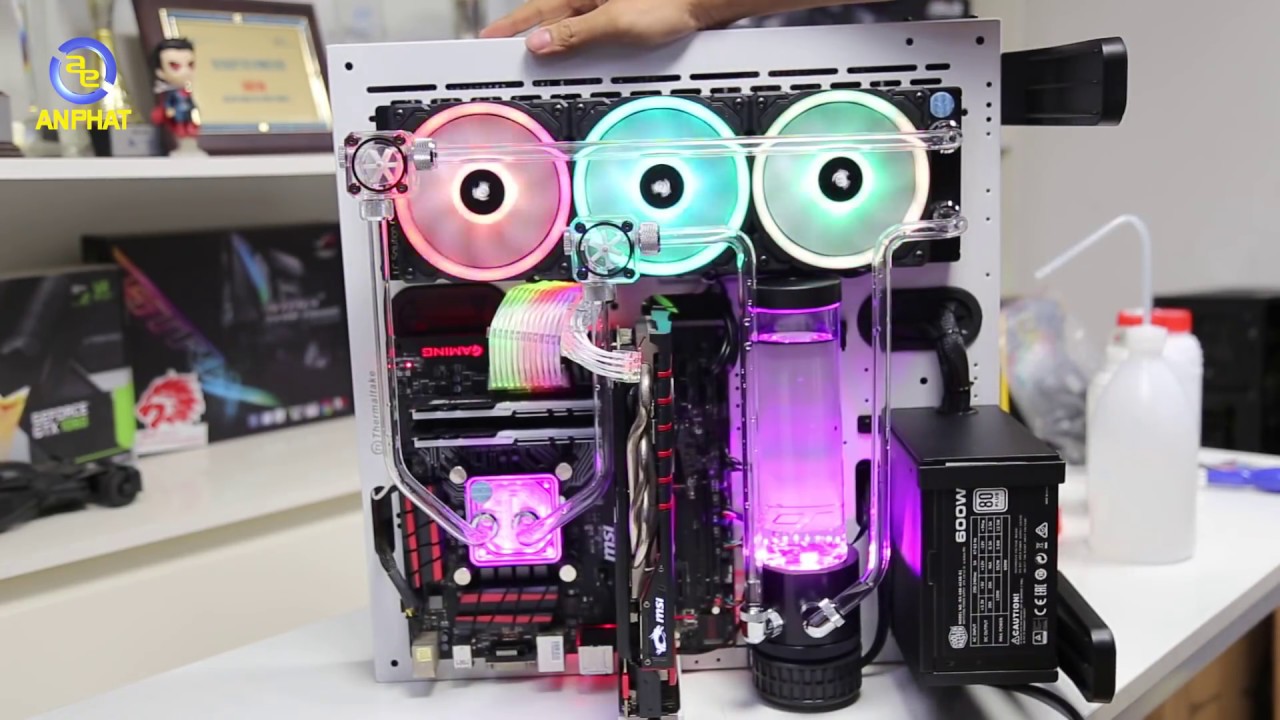 Timelapse Build PC : Crystal Machine - Bộ case chơi game bạch kim | An ...